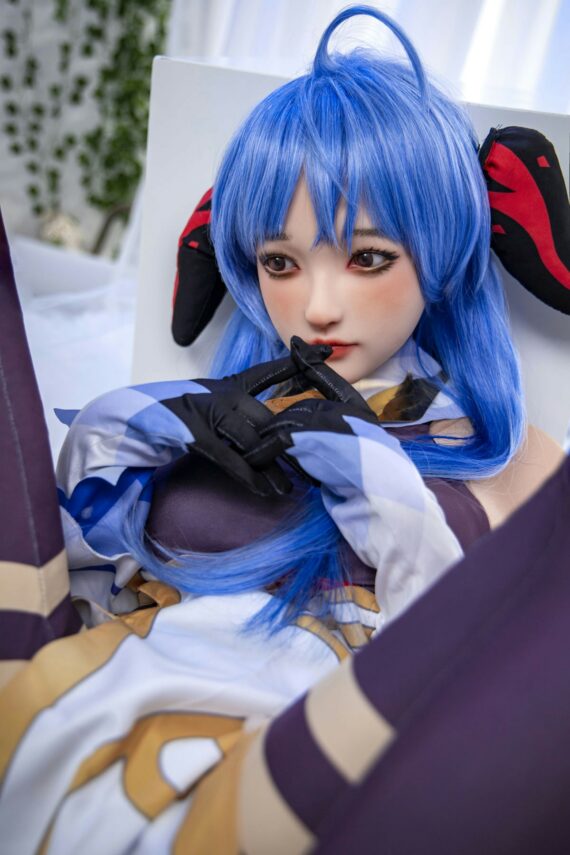 Ganyu Genshin 动漫性玩偶 Pvc 头 💋 Nakedoll