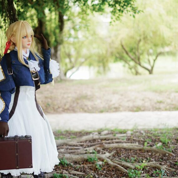 Violet Evergarden Celebrity Big Breast Anime Sex Doll 💋 Nakedoll